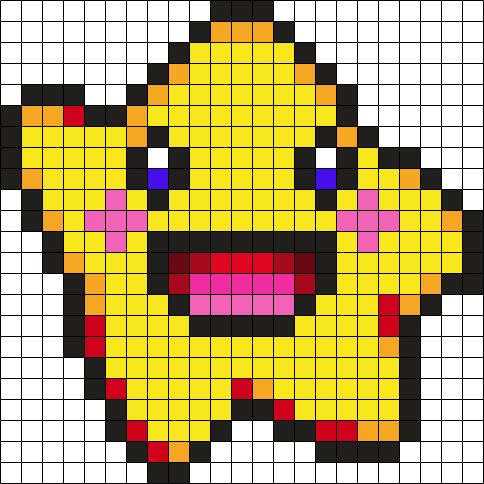 Kandi Patterns for Kandi Cuffs - Characters Pony Bead Patterns