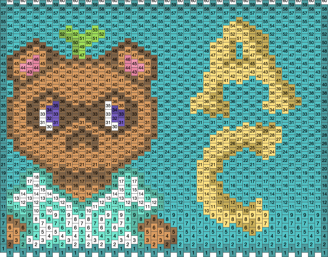 Tote Bag Animal Crossing Pony Bead Patterns | Characters Kandi Patterns ...