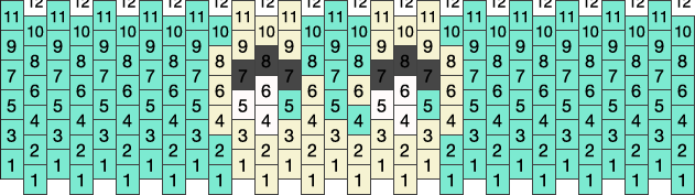 Hatsune Miku Cuff Pony Bead Patterns | Characters Kandi Patterns for ...