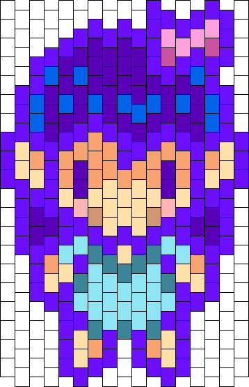 Kandi Patterns for Kandi Cuffs - Characters Pony Bead Patterns