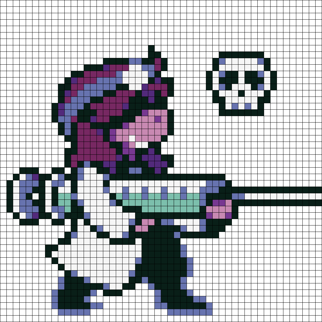 Susie Doctor! Perler Bead Pattern | Bead Sprites | Characters Fuse Bead ...