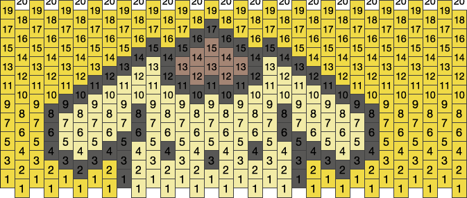 Pompompurin Sanrio Kandi Cuff Pony Bead Patterns | Characters Kandi ...