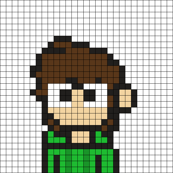 Kandi Patterns for Kandi Cuffs - Characters Pony Bead Patterns