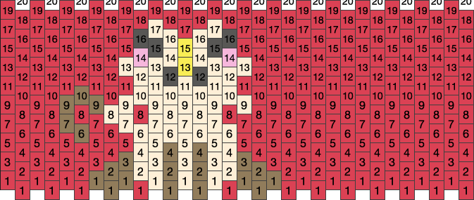 Mini Meowth Cuff Pony Bead Patterns | Characters Kandi Patterns for ...