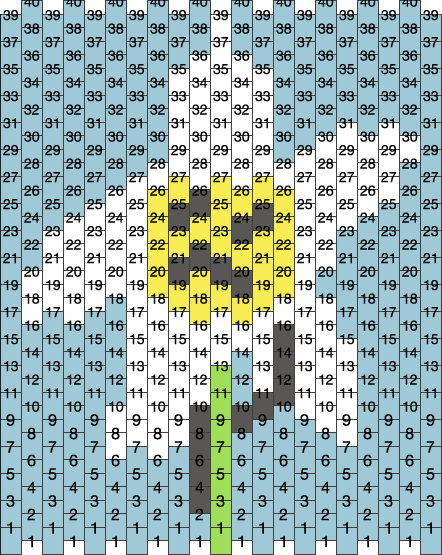 Daisy Panel Pony Bead Patterns | Characters Kandi Patterns for Kandi Cuffs