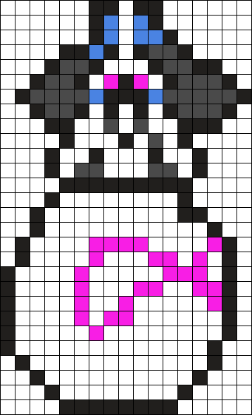 Upside Down Spider Gwen/ghost Spider Perler Bead Pattern | Bead Sprites ... Upside Down Spider Gwen/ghost Spider Perler Bead Pattern | Bead Sprites ...