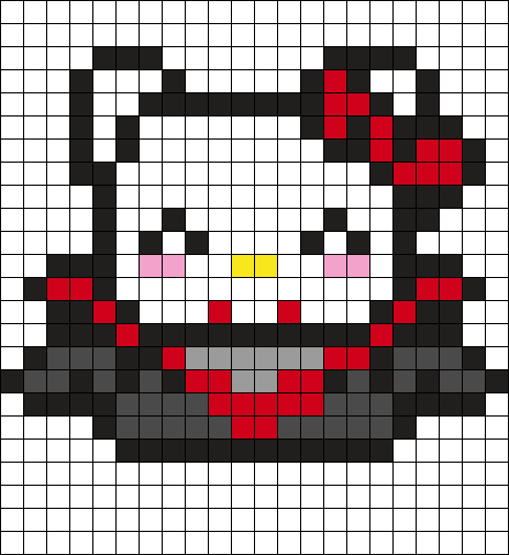 Kandi Patterns for Kandi Cuffs - Characters Pony Bead Patterns