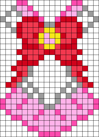 Chibi Moon Perler Bead Pattern | Bead Sprites | Characters Fuse Bead ...