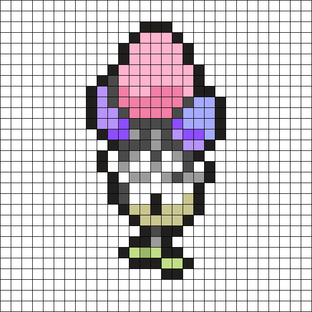 Morelull! Perler Bead Pattern | Bead Sprites | Characters Fuse Bead ...