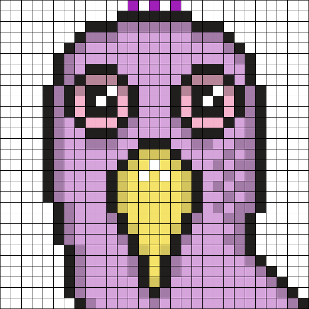 Opila Bird Garten Of Banban Perler Charm Perler Bead Pattern | Bead ...