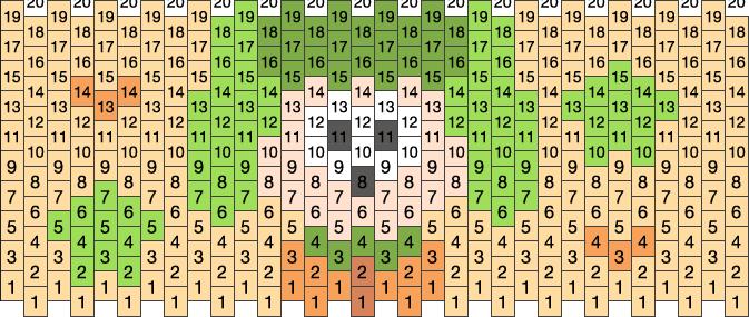 Kyle South Park Pony Bead Patterns | Characters Kandi Patterns for ...