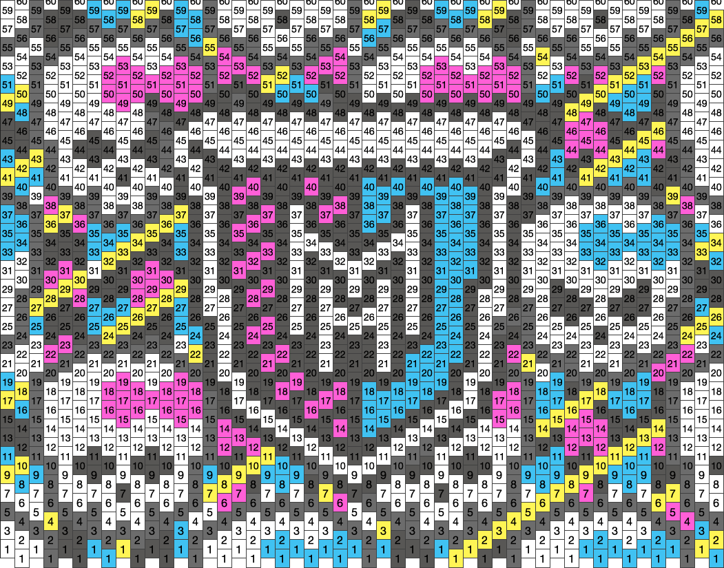 Monster High Bag FRONT Pony Bead Patterns | Characters Kandi Patterns ...