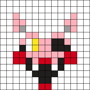 Mangle Perler Bead Pattern | Bead Sprites | Characters Fuse Bead Patterns