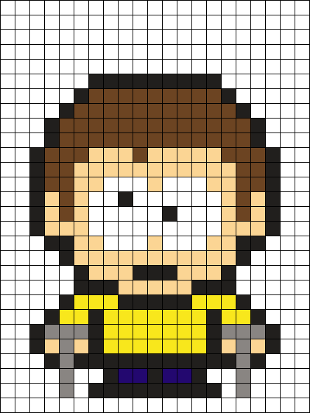 Jimmy -south Park Perler Bead Pattern | Bead Sprites | Characters Fuse ...