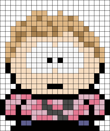 Metrosexual Cartman Perler Bead Pattern | Bead Sprites | Characters ...
