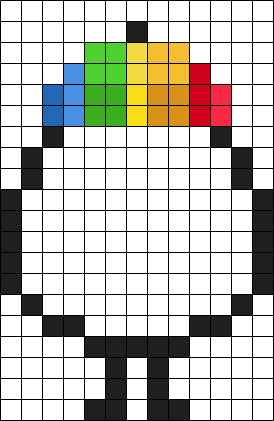 Trump - QSMP Egg Perler Bead Pattern | Bead Sprites | Characters Fuse ...