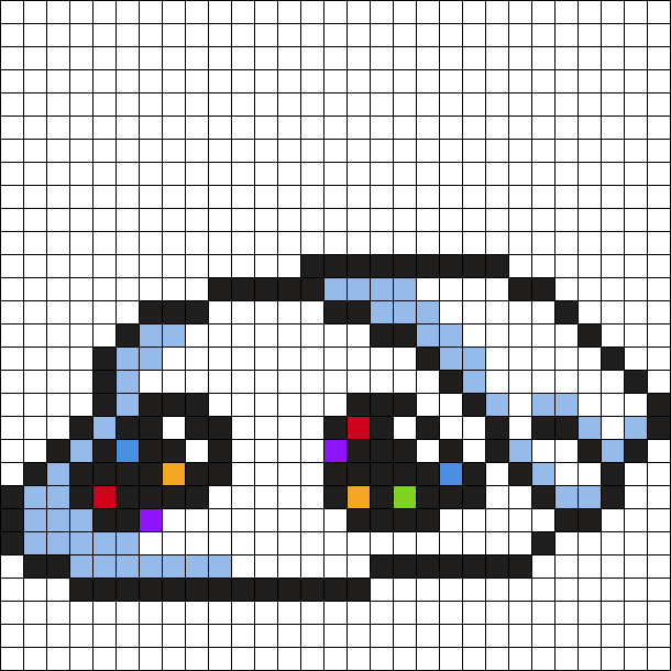 MELTING TBH/AUTISM CREATURE Perler Bead Pattern | Bead Sprites ...