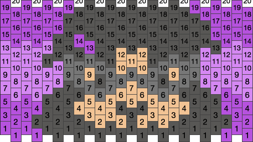 TF2 Miss Pauling Cuff Pony Bead Patterns | Characters Kandi Patterns ...