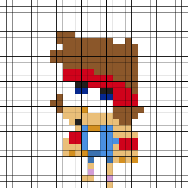 Ok K.o. Let's Be Heroes Ko Perler Bead Pattern Perler Bead Pattern ...