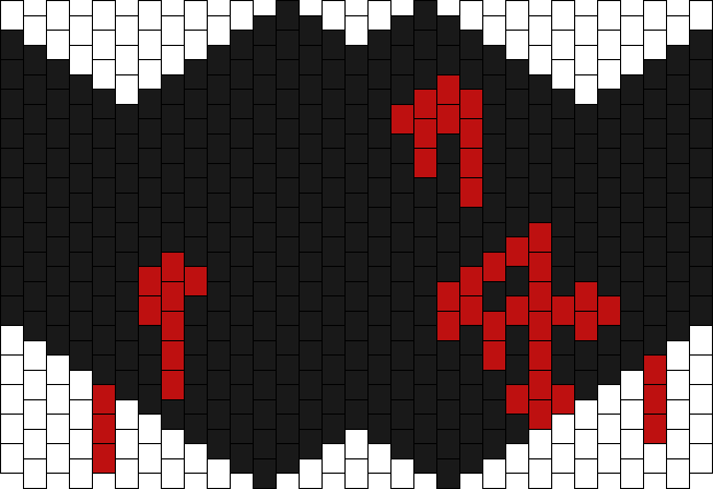 Genloss Mask Pony Bead Patterns | Characters Kandi Patterns for Kandi Cuffs