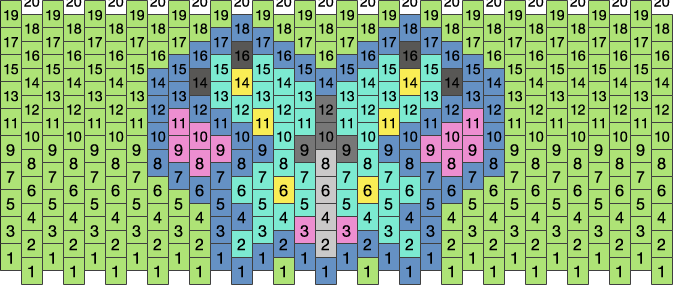 Jolyne (JJBA) Cuff Pony Bead Patterns | Characters Kandi Patterns for ...