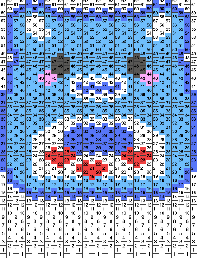 Grumpy Bear Bag Pt. 1 Pony Bead Patterns | Characters Kandi Patterns ...