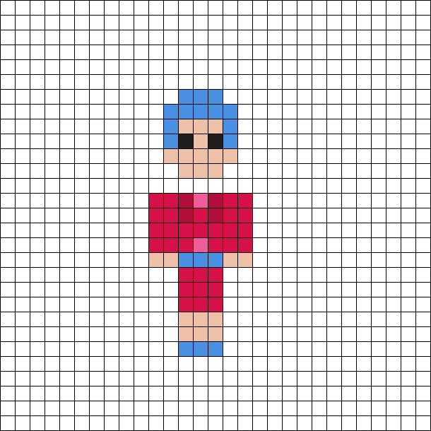 Bessie Busybody Lazy Town Perler Bead Pattern | Bead Sprites ...