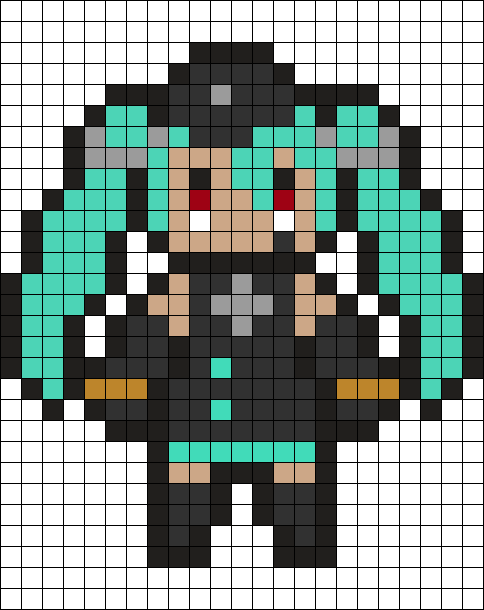 Kandi Patterns for Kandi Cuffs - Characters Pony Bead Patterns