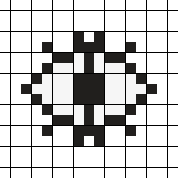Bill Cipher Eye Gravity Falls Perler Bead Pattern | Bead Sprites ...