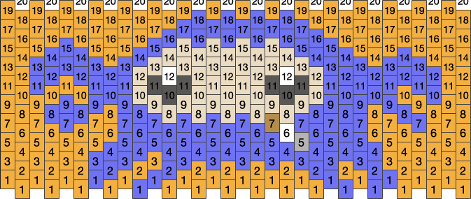 Spycrab Tf2 Pony Bead Patterns | Characters Kandi Patterns for Kandi Cuffs