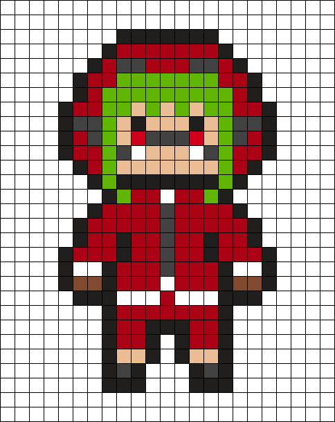 MATRYOSHKA Gumi (perler) Perler Bead Pattern | Bead Sprites ...