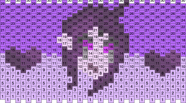 36 X 15 Morgana League Of Legends Pony Bead Patterns | Characters Kandi ...