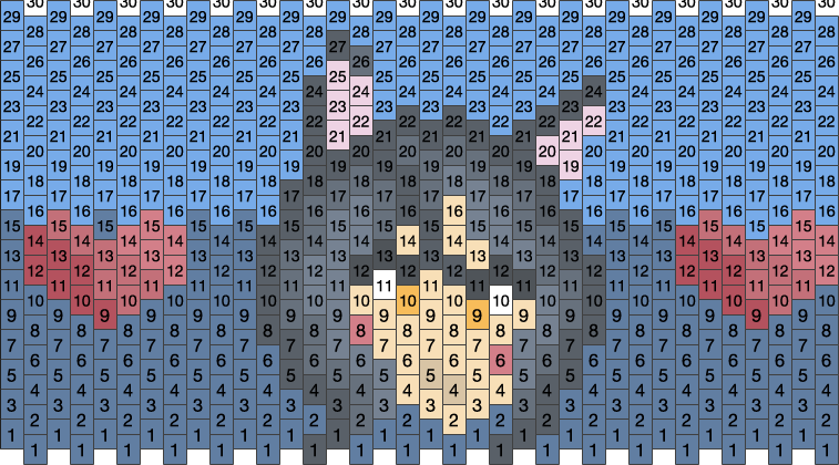 36 X 15 Ahri League Of Legends Pony Bead Patterns | Characters Kandi ...