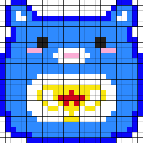 Champ Mallow Perler Bead Pattern | Bead Sprites | Characters Fuse Bead ...