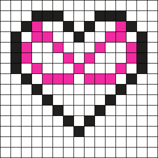 Gwen Stacy Spiderman Heart Perler ATSV Perler Bead Pattern | Bead ...
