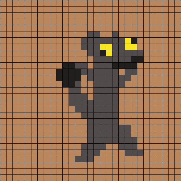 Dancing Toothless Meme Perler Perler Bead Pattern | Bead Sprites ...