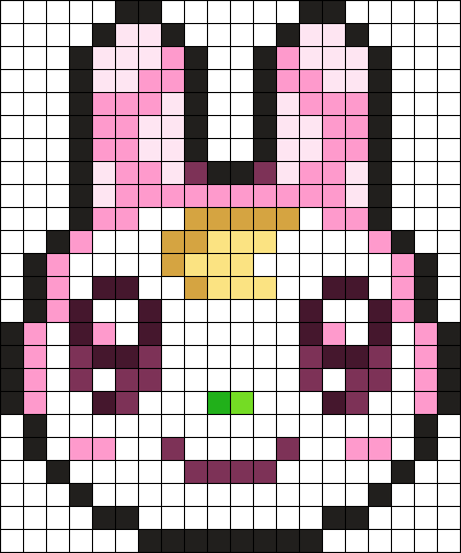 Chrissy Acnh Charm Perler Bead Pattern | Bead Sprites | Characters Fuse ...