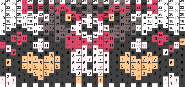 Husk Hazbin Hotel Hh Pony Bead Patterns | Characters Kandi Patterns for ...