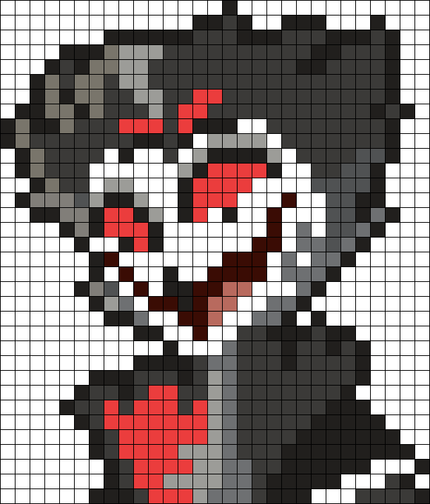 Stolas Goetia (Helluva Boss) Perler Bead Pattern | Bead Sprites ...