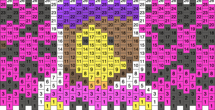 Infected Regretevator Pony Bead Patterns | Characters Kandi Patterns ...