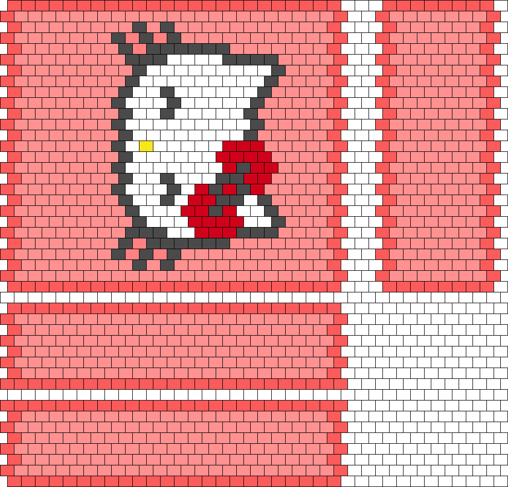 Hello Kitty Purse Full Pattern Bead Pattern | Peyote Bead Patterns ...