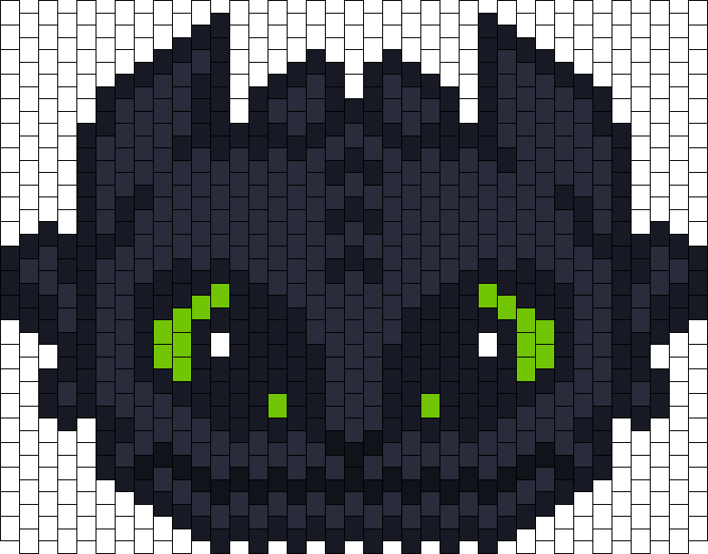 Toothless Charm Pony Bead Patterns | Characters Kandi Patterns for ...