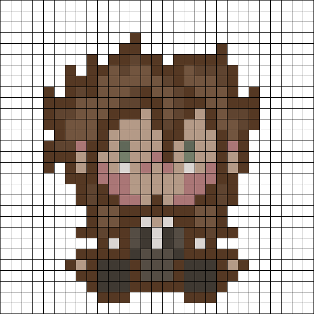 Rody Dead Plate Perler!! Perler Bead Pattern | Bead Sprites ...