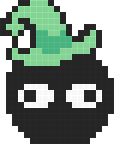 The Lonely Wizard Inscryption Stim Stimulation Perler Charm Perler Bead ...