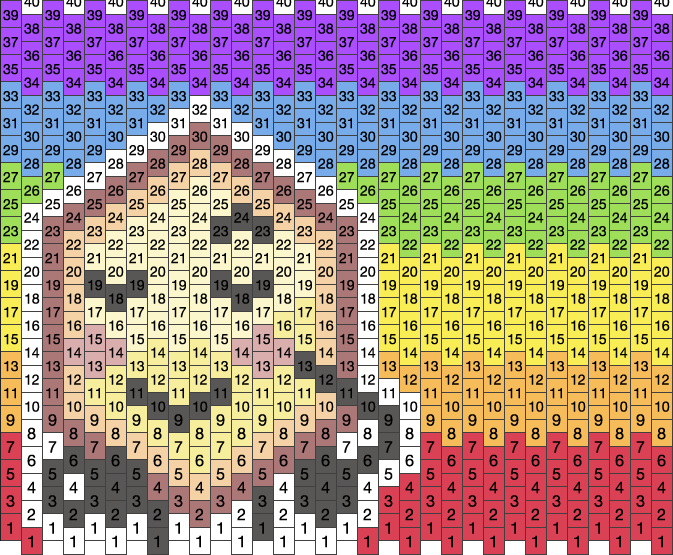 Loser BFB Panel / Bag (Back) Pony Bead Patterns | Characters Kandi ...