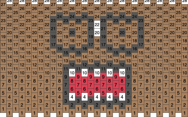 Nerd Domo Small(ish) Cuff Pony Bead Patterns | Characters Kandi ...