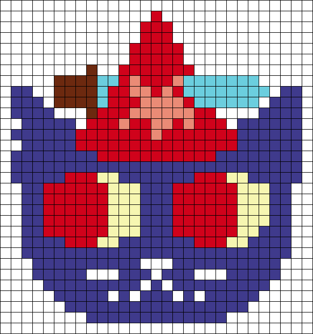 NITW Mae Borowski (Witch Dagger) Perler Bead Pattern | Bead Sprites ...