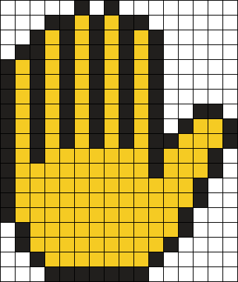 Sixer Gravity Falls Small Perler Bead Pattern | Bead Sprites ...