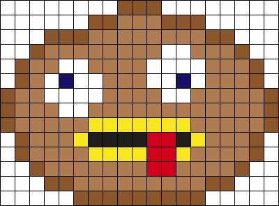 Rock Fact Perler Bead Pattern | Bead Sprites | Characters Fuse Bead ...