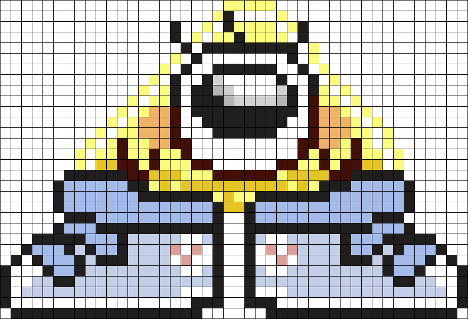 Baby Bill Perler Bead Pattern | Bead Sprites | Characters Fuse Bead ...